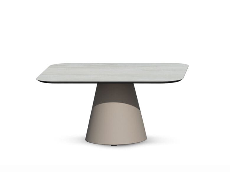 ROLL 224 Wooden and steel coffee table By Papatya