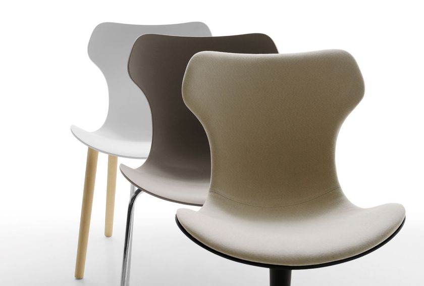PAPILIO SHELL | Trestle-based chair By B&B Italia