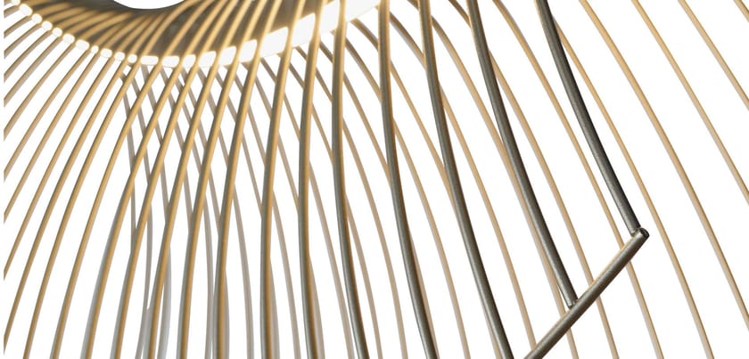 LED aluminium pendant lamp PARABOLA By Roche Bobois design Cristian Mohaded