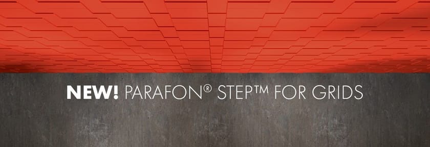 Acoustic rock wool ceiling panels PARAFON STEP By LINK industries