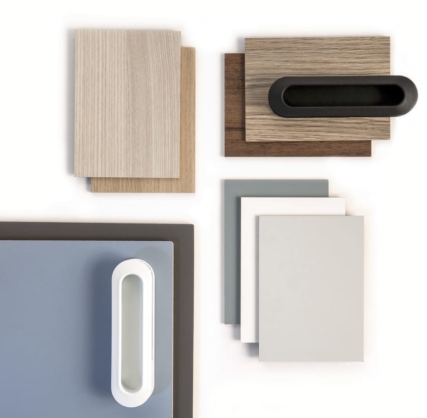 PARAGRAPH Modular office storage unit with sliding doors By Herman ...