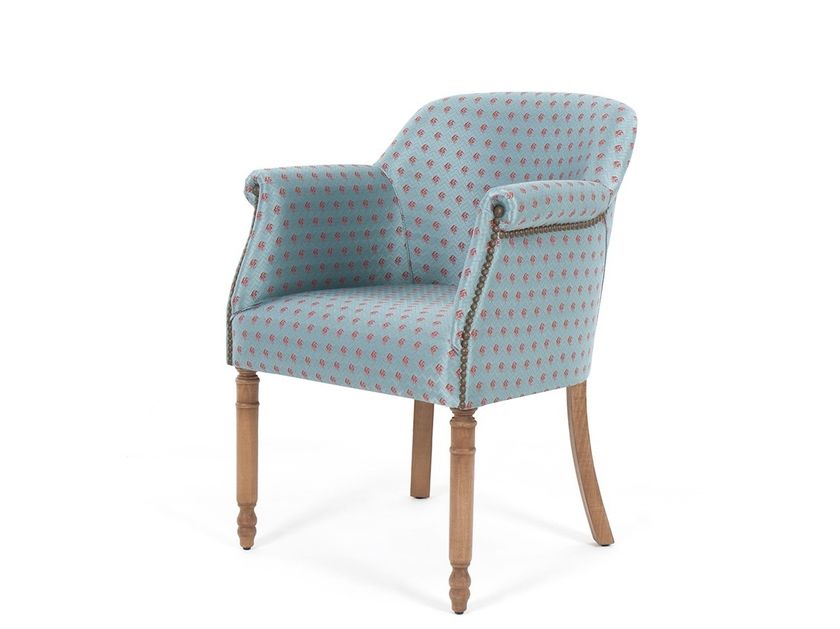 PARIS ARM ORIGINS Upholstered fabric easy chair with armrests By ...
