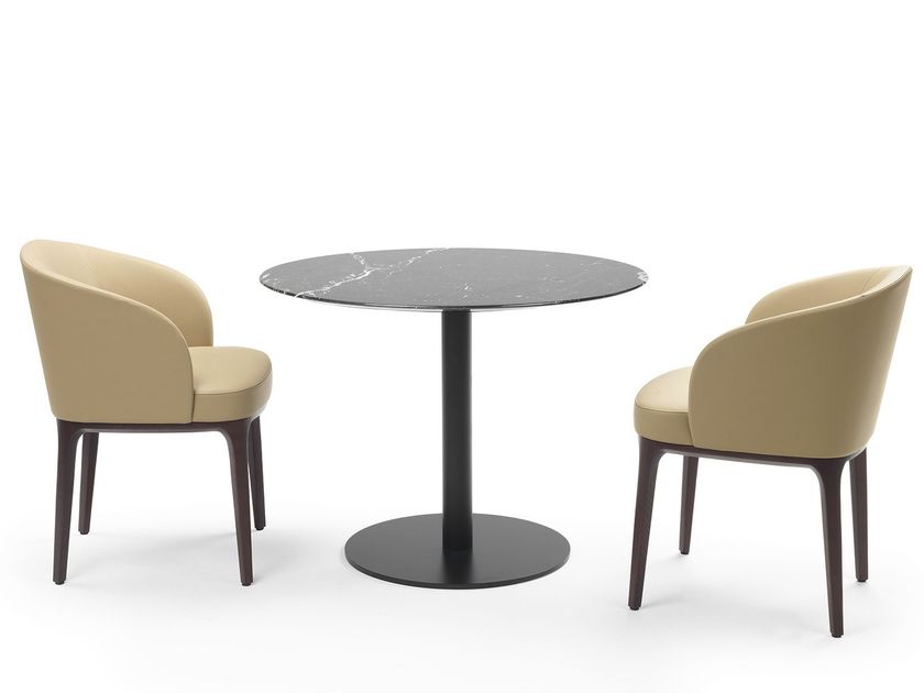 PARIS | Leather easy chair Paris Collection By Marelli design Eleonora ...