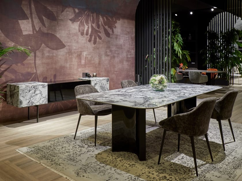 PARKER Rectangular ceramic dining table By DRESSY | design Sergio Rochas