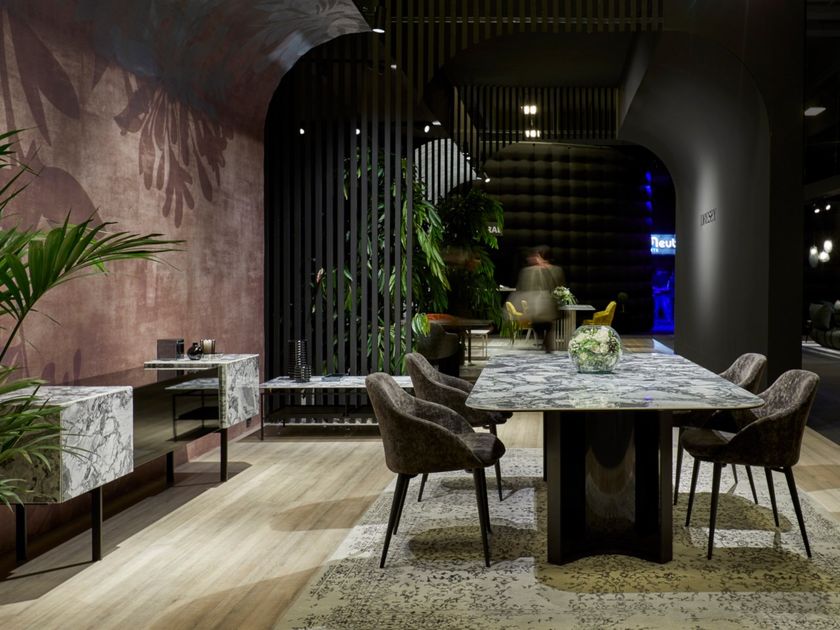 PARKER Rectangular ceramic dining table By DRESSY | design Sergio Rochas