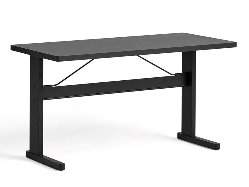 PASSERELLE Rectangular wood veneer writing desk By Hay | design Ronan ...