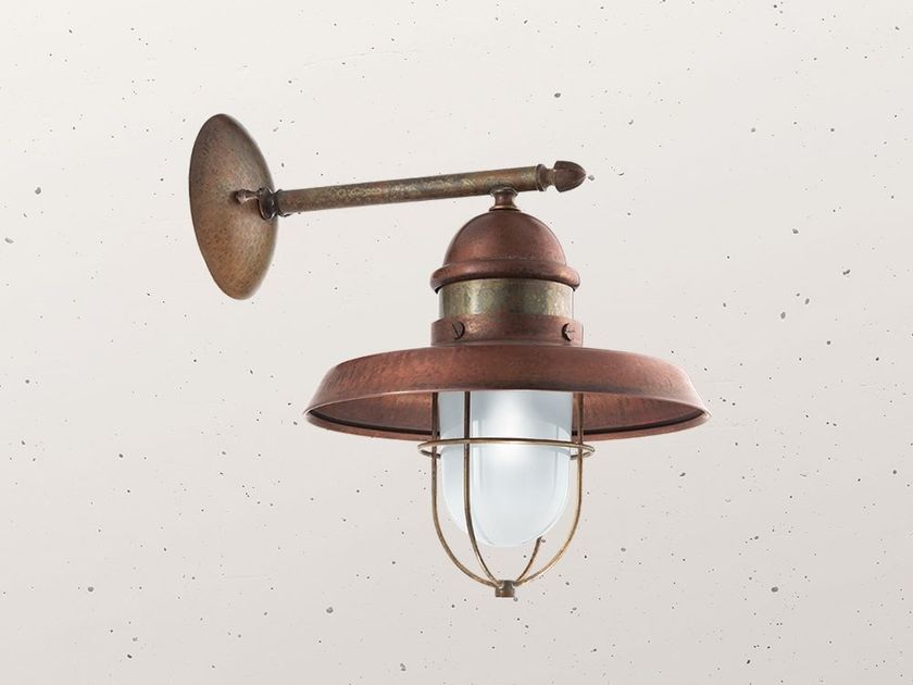 Lampada da parete per esterno in metallo PATIO 225.05 By Il Fanale