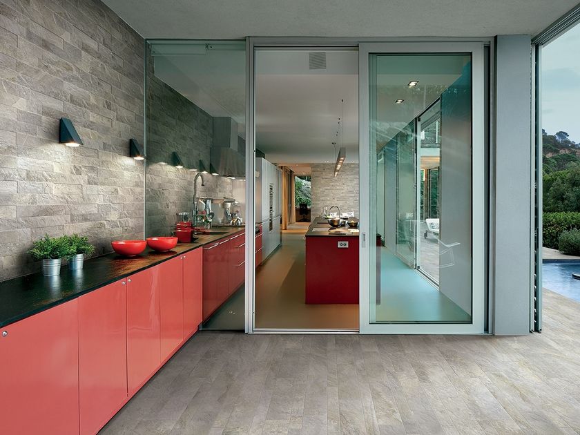 Porcelain stoneware wall tiles PAVÉ WALL ARDES By Sichenia