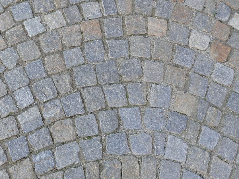 Natural stone outdoor floor tiles PAVÉ LUSERNA By B&B Rivestimenti Naturali