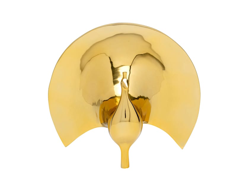 PEAKOCK GOLD Dekorationsobjekt aus Aluminium By KARE Design