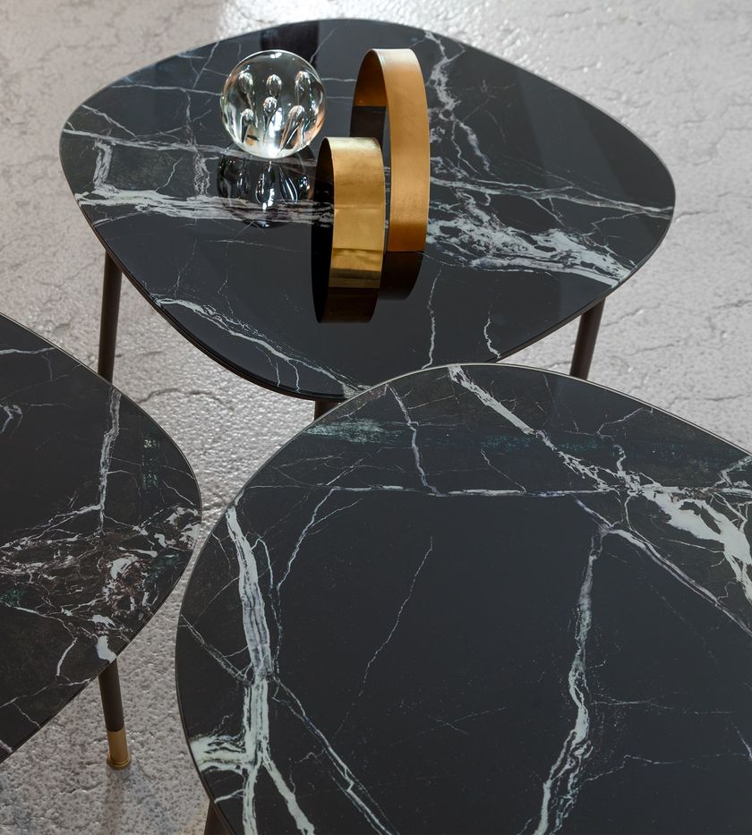 PEBBLE | Tempered glass coffee table By Morica Design