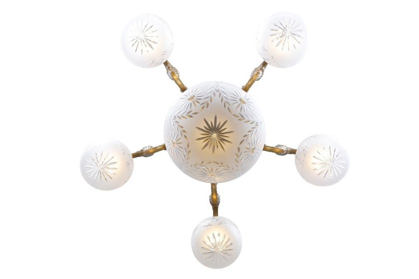 PECS III | Chandelier Handmade brass chandelier By Patinas Lighting