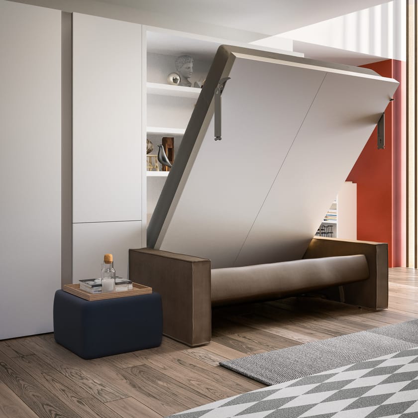 Convertible 2 seater fabric sofa PENELOPE 2 SOFA By CLEI