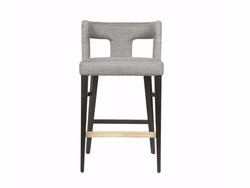 Chair with footrest PENELOPE BARSTOOL By Hamilton Conte Paris