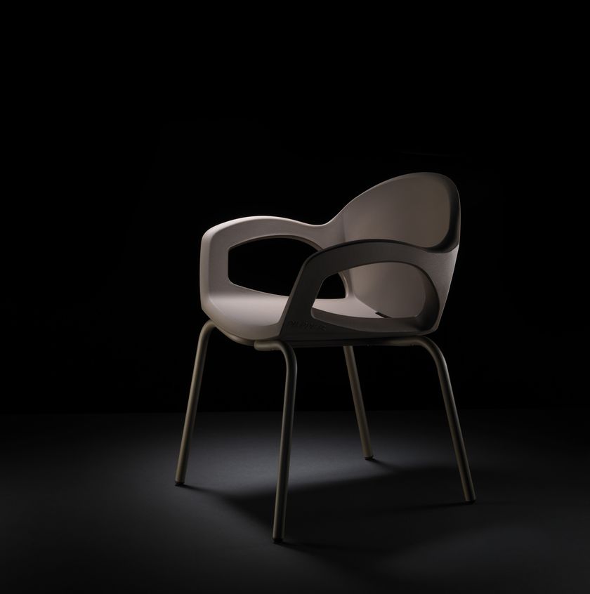 Stackable polyethylene garden chair PEPPER By PF Stile