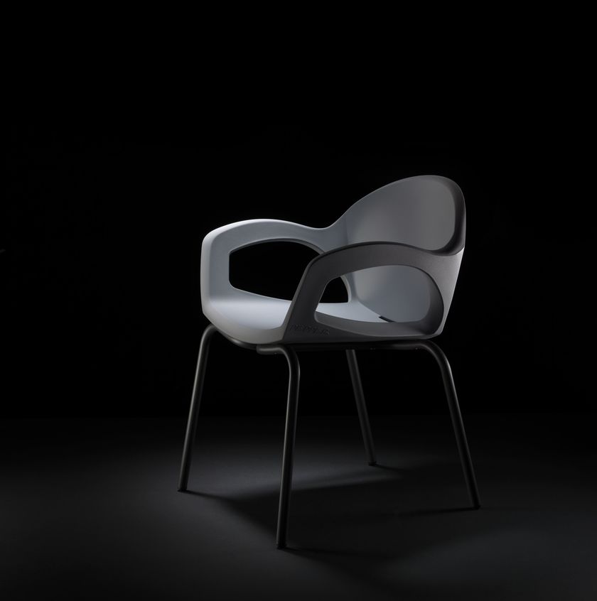Stackable polyethylene garden chair PEPPER By PF Stile