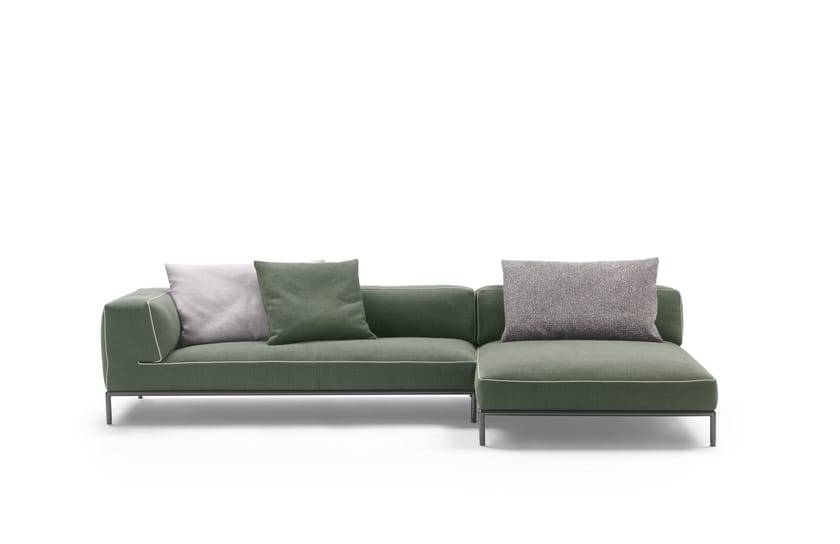 PERRY UP Sectional fabric sofa By Flexform | design Antonio Citterio