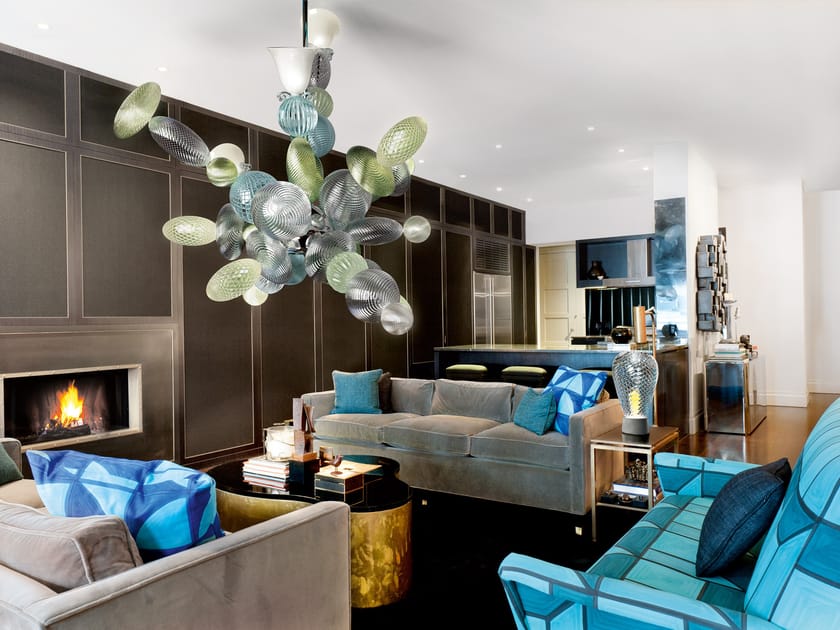 PERSEUS Suspension en cristal vénitien By Barovier&Toso | design Marcel Wanders