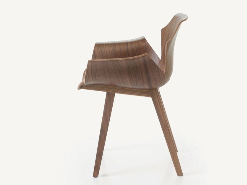 PETAL Wood chair By BassamFellows | design Craig Bassam