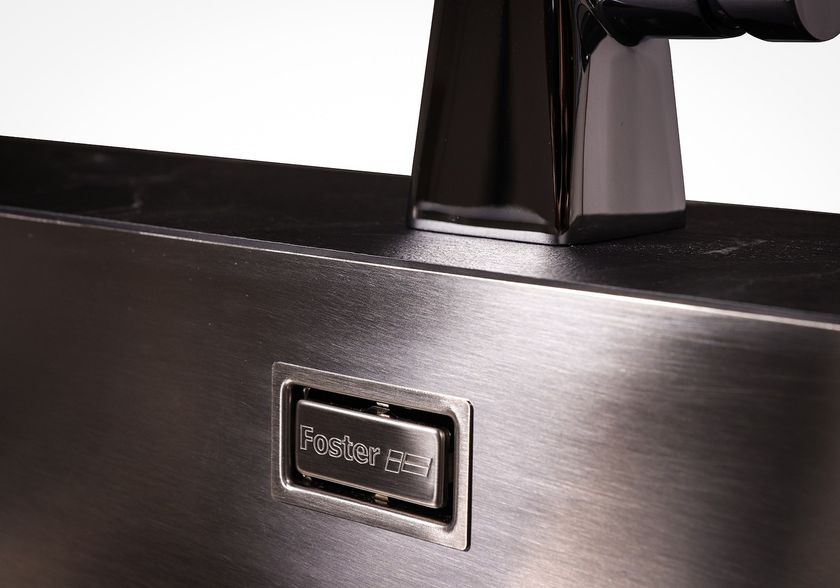 Built-in stainless steel sink PHANTOM EDGE 71X40 INOX By Foster
