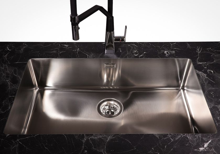 Built-in stainless steel sink PHANTOM EDGE 71X40 INOX By Foster