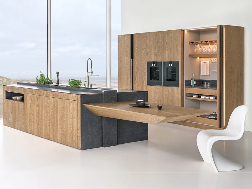 Ergonomic kitchen with island PHANTOM By Zajc design Patryk Zajc