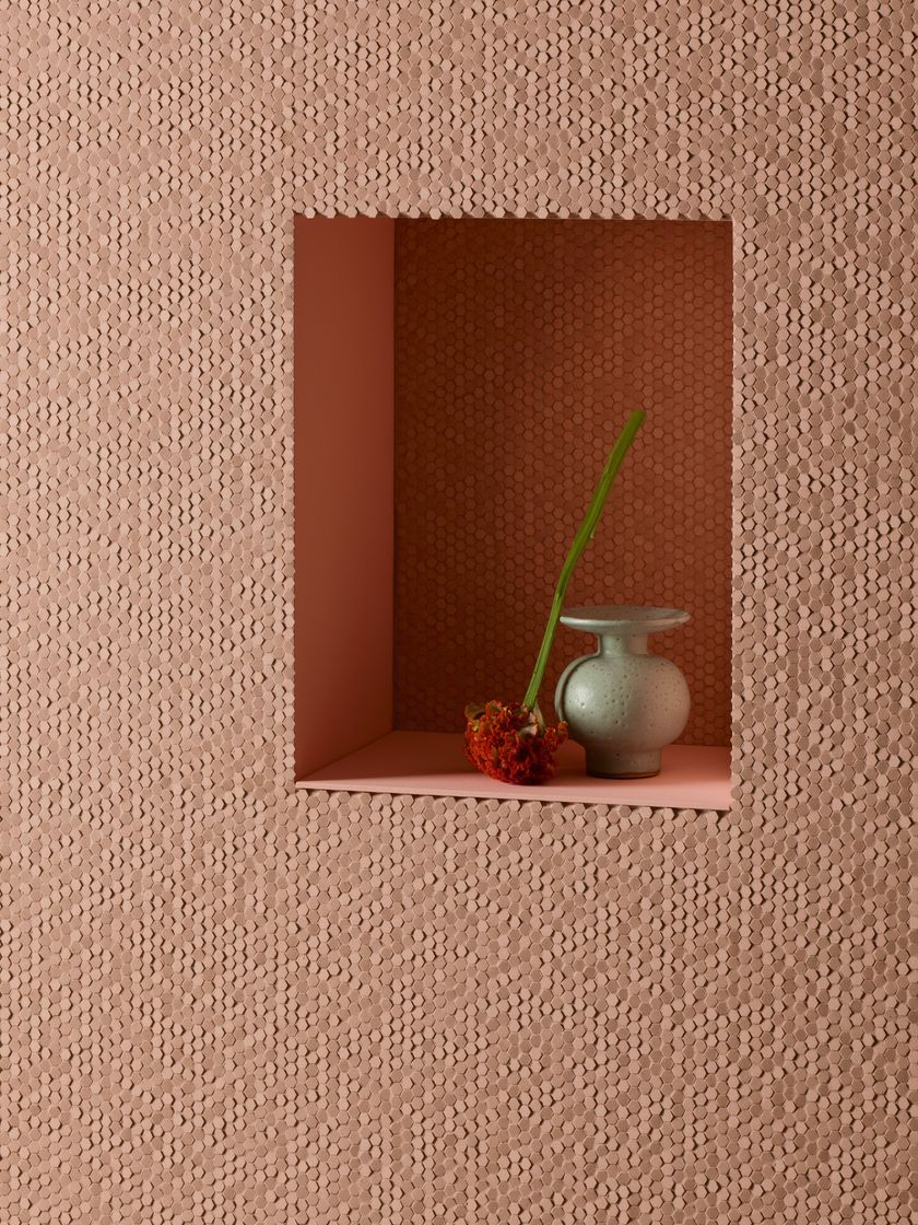 PHENOMENON HONEYCOMB ROSA 3D Wall Cladding By Mutina | design Tokujin ...