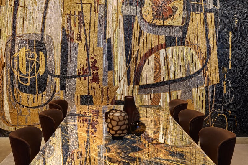 PHILIPPE | Rectangular table Rectangular glass dining table By Sicis