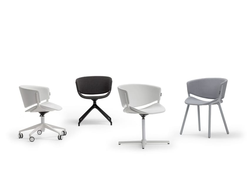 PHOENIX | Chair with 5-spoke base By Offecct design Luca Nichetto
