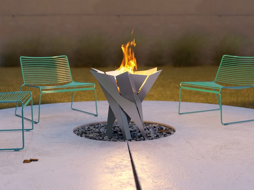 PHOENIX FLOWER | Fire baskets By Arpe studio