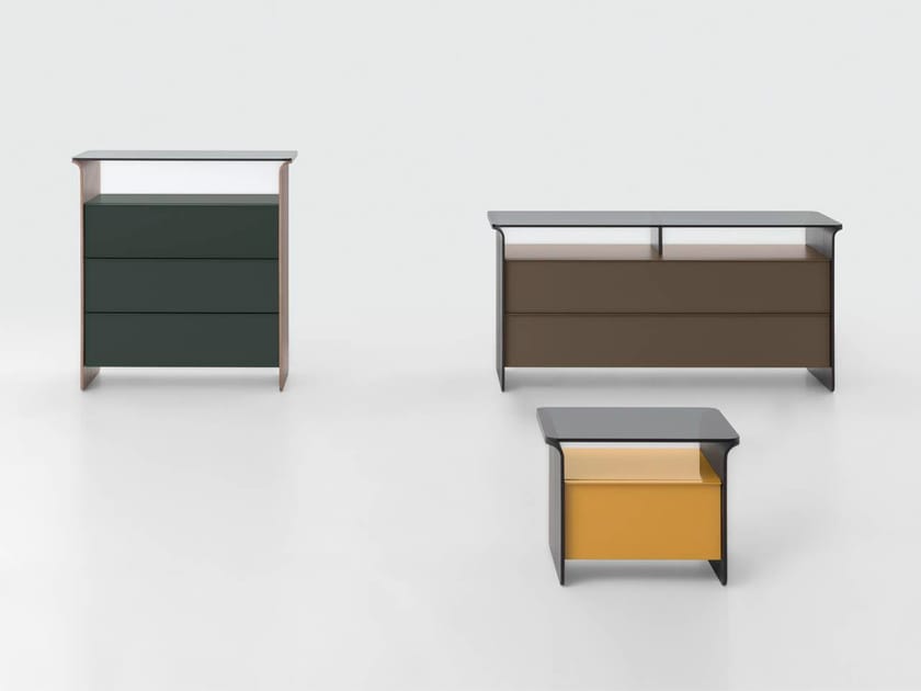 NOTA Bedside table By Pianca | design Philippe Tabet