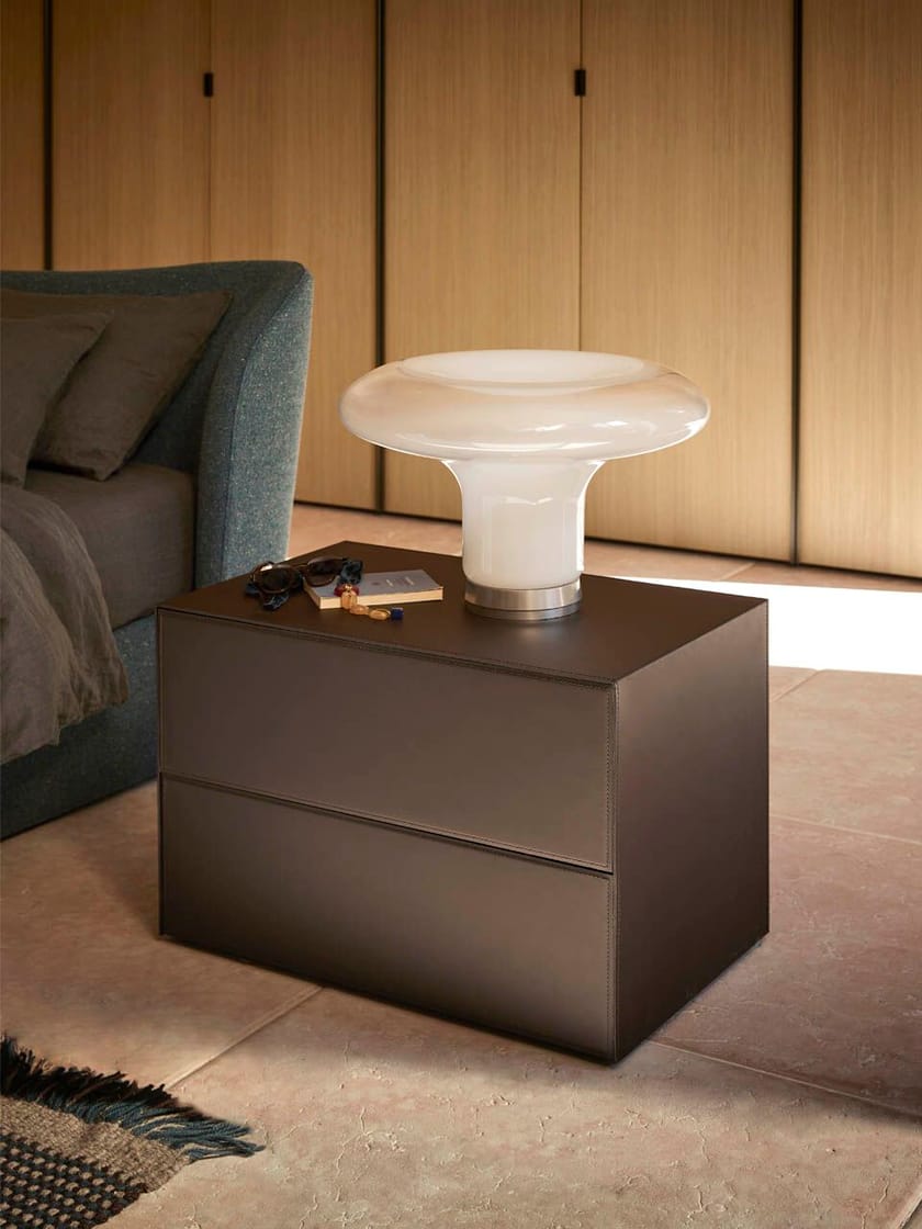 NORMA Wooden bedside table By PIANCA