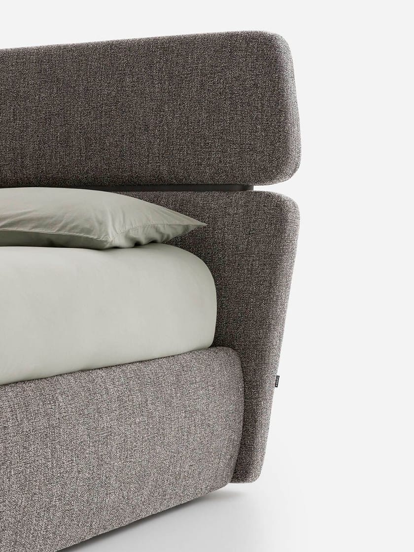RIALTO Fabric double bed with high headboard By Pianca | design ...