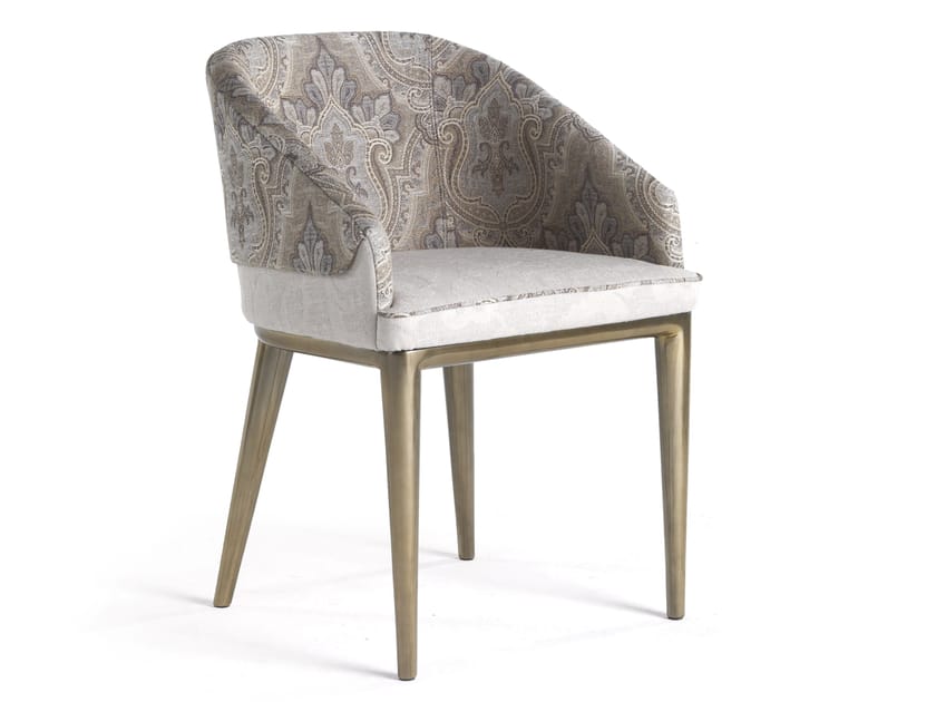 PICABIA Upholstered fabric chair with armrests By ETRO Home Interiors