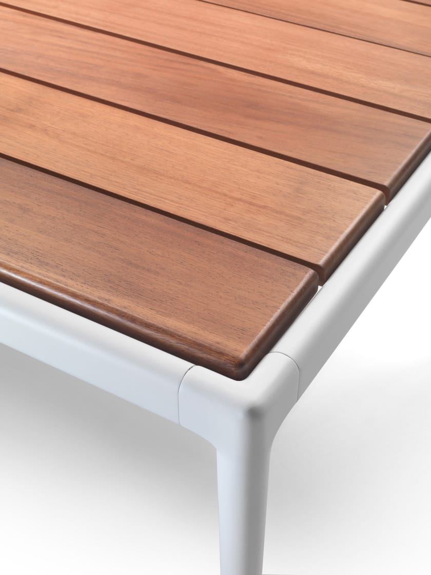 PICO OUTDOOR Rectangular iroko table By Flexform