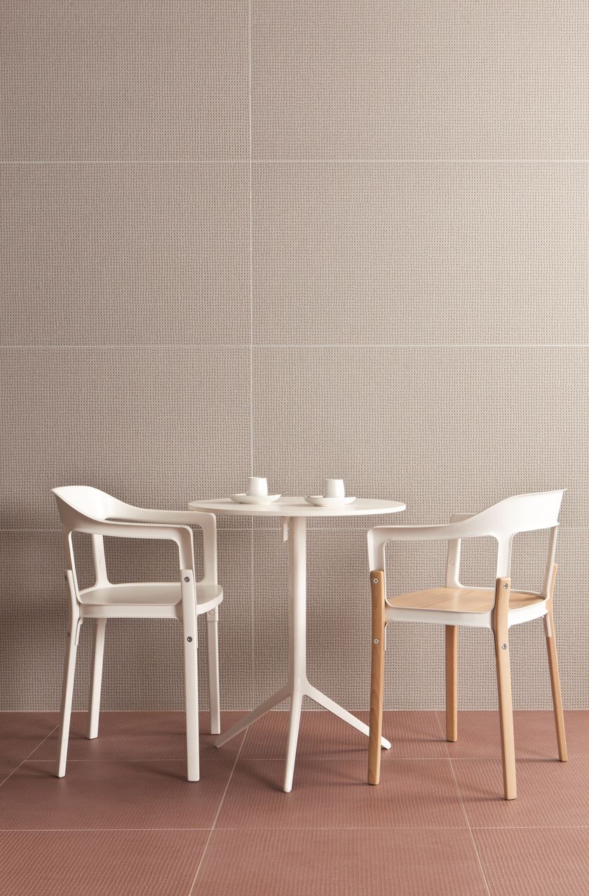 PICO RED DOTS GRIS Wandverkleidung aus Feinsteinzeug By Mutina