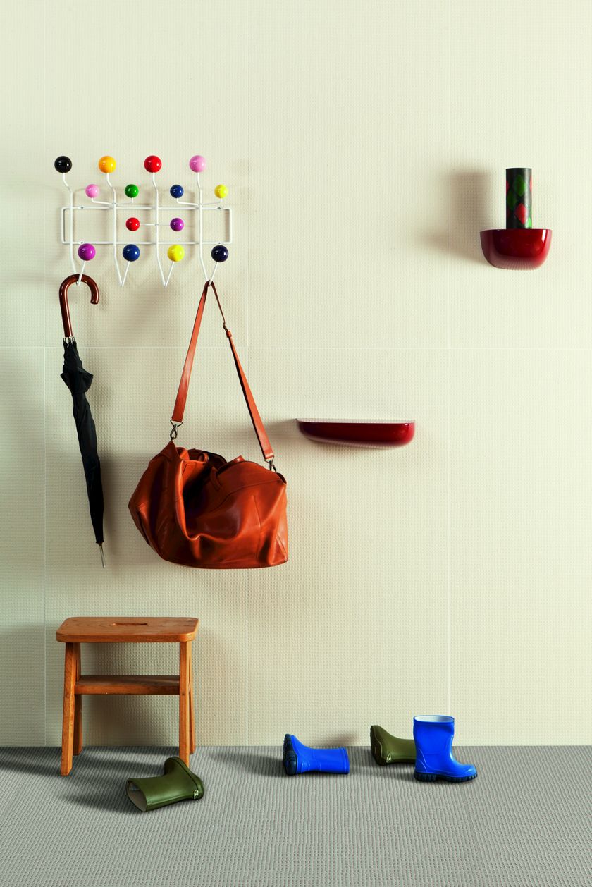 PICO RED DOTS GRIS Wandverkleidung aus Feinsteinzeug By Mutina