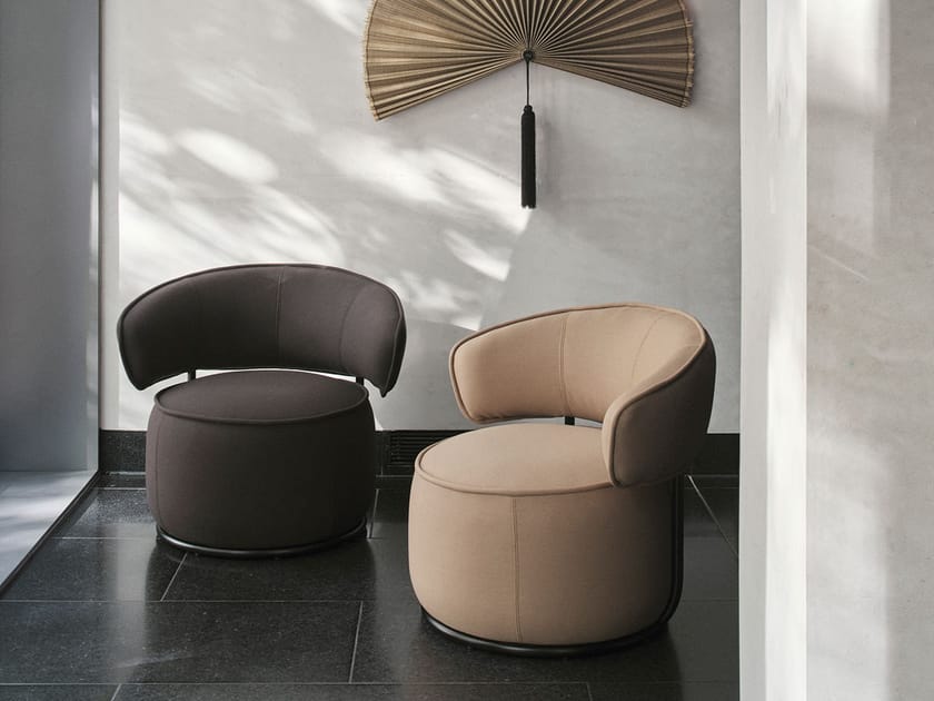 PICOLO With removable cover fabric easy chair By SOFTLINE | design ...