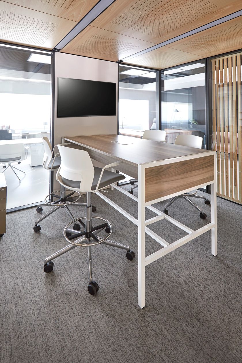 PIEM | High meeting table Piem Collection By Ofifran design Fiorenzo Dorigo