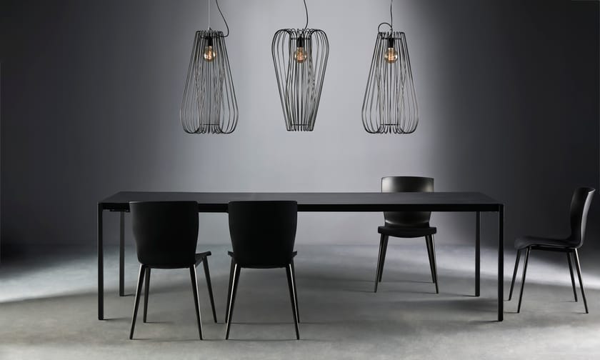 Tavolo allungabile in acciaio PIET - Colico