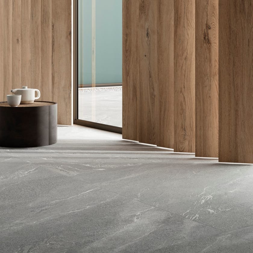 ULTRA PIETRE - PIETRA DI VALS Indoor porcelain stoneware wall tiles with stone effect By ARIOSTEA