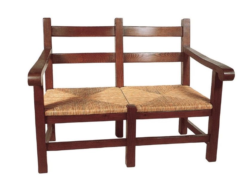 PIEVE 4532 Petit canapé en bois By Tiferno Mobili