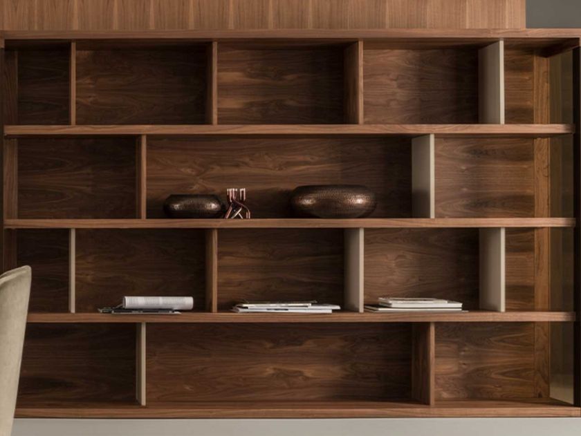 PILONE | Open bookcase Open wooden bookcase By Casa | design Mauro ...