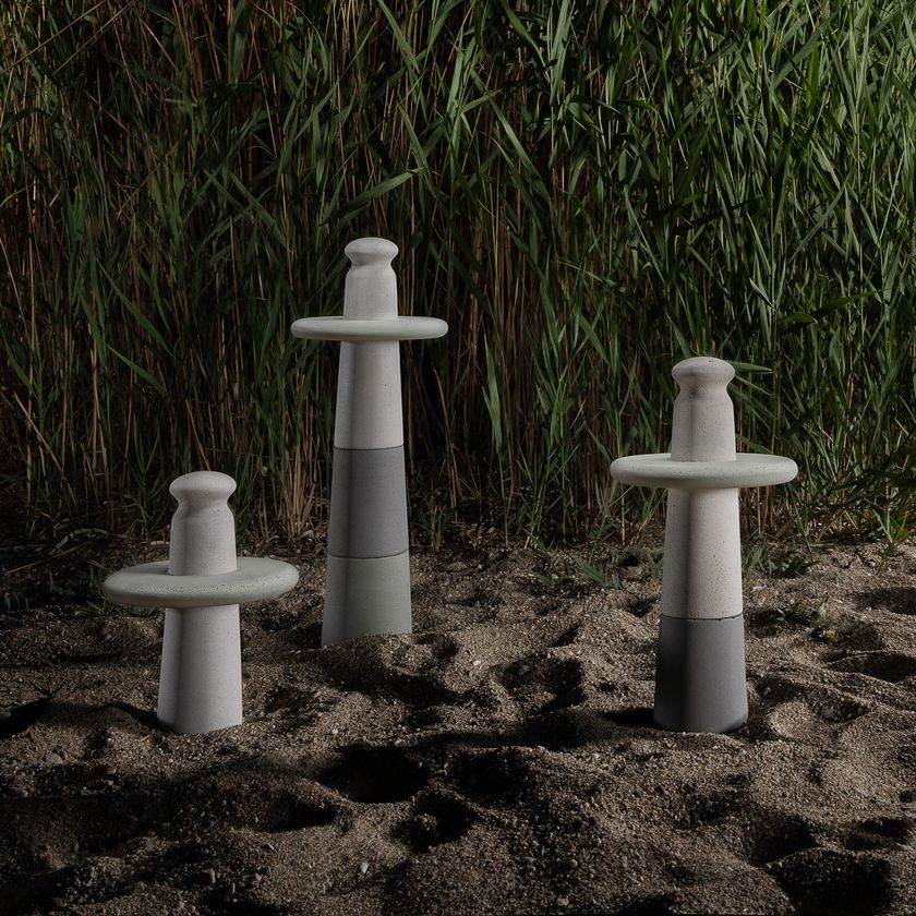 PIN LED concrete bollard light By URBI et ORBI | design Gian Paolo Venier