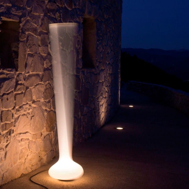 PIN Polyethylene floor lamp with dimmer By Martinelli Luce