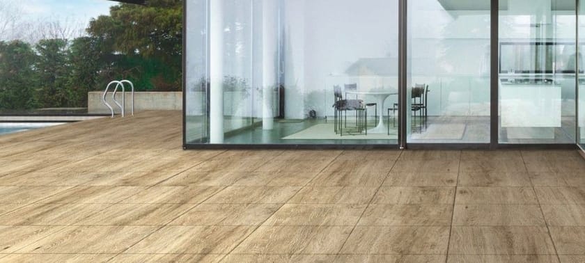 PINE WOOD outdoor floor tiles By YOUNIQUE