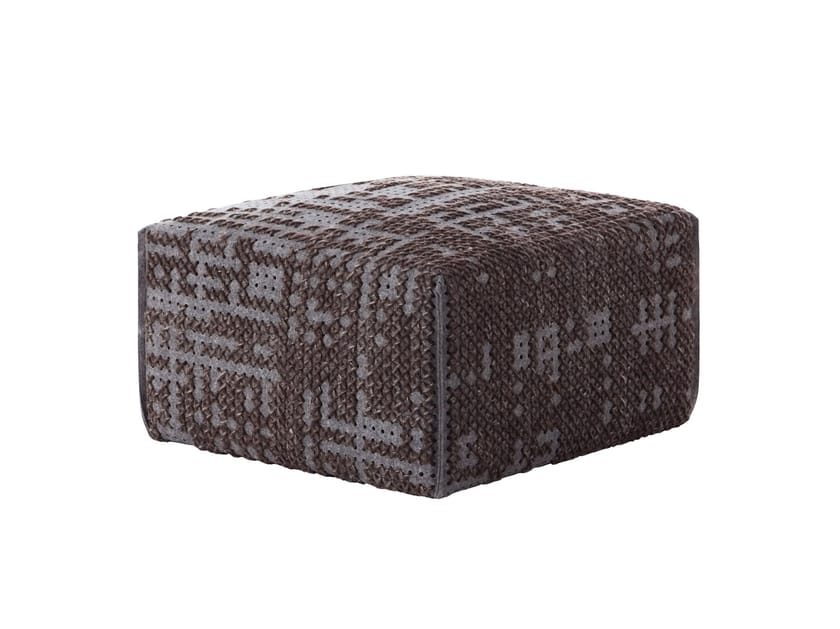 CANEVAS | Pouf square By GAN design Charlotte Lancelot