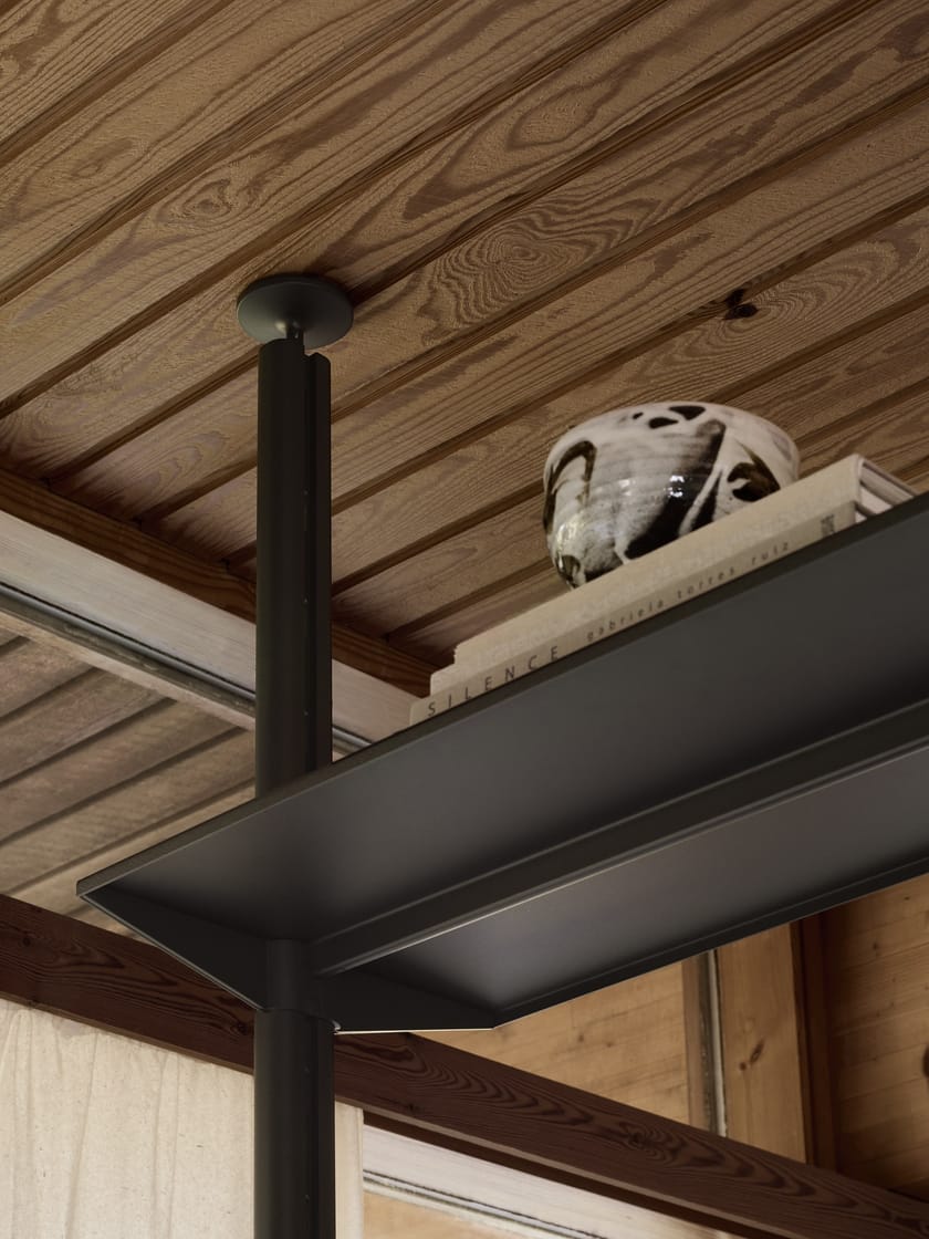 PIRA G2 Floor-ceiling mounted bookcase By String Furniture