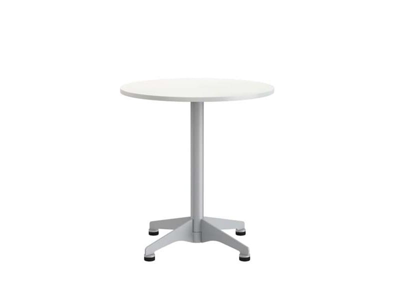 Drop-leaf round table with 4-star base PIVOT By Brunner design Osko ...