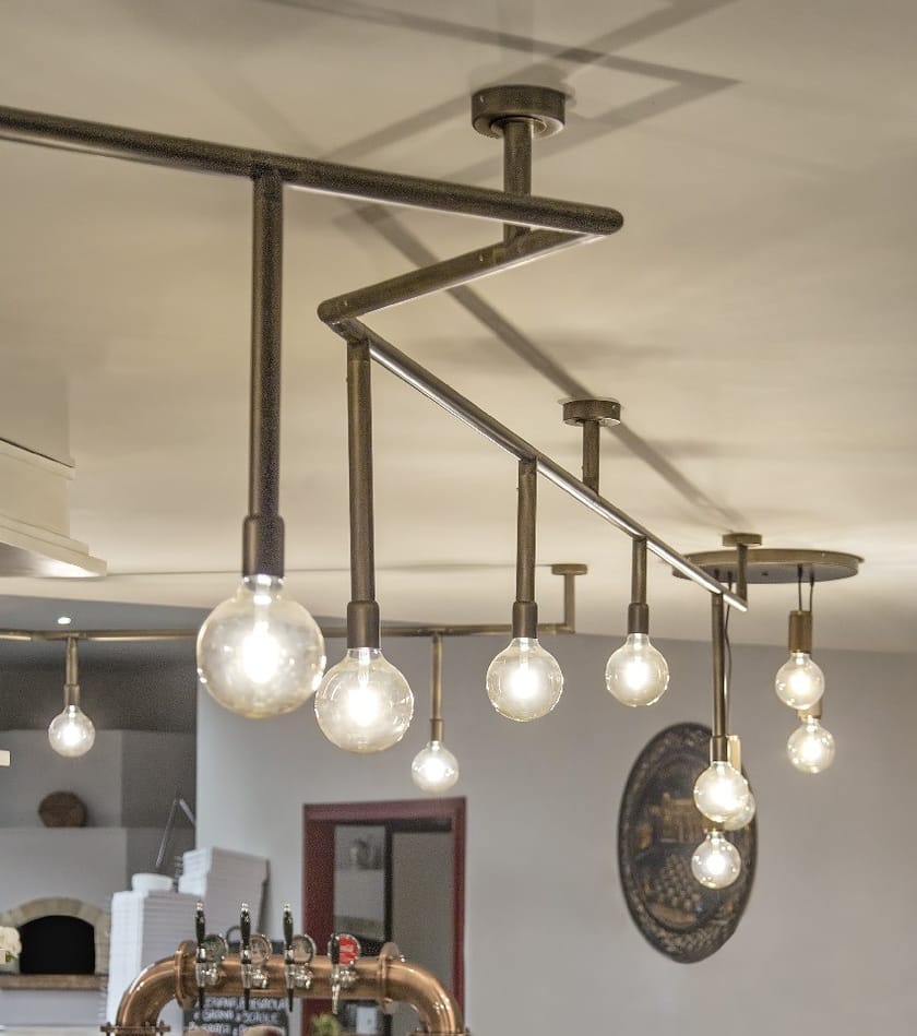 Lampada da soffitto a LED modulare PIVOT By Olev design Michele Marcon